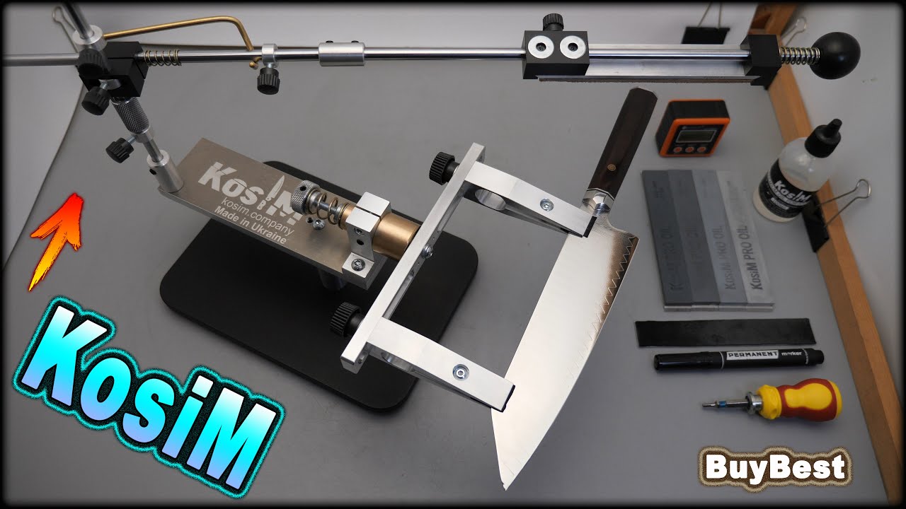 KosiM это ТОП !!! ПЕРВАЯ Заточка кухоных ножей из VG10 на лучшей ...