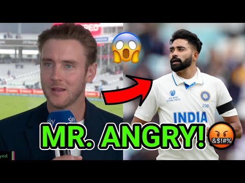 Why England Call Siraj Mr. Angry😡–Stuart Broad REVEAL😱 | Stuart Broad ...