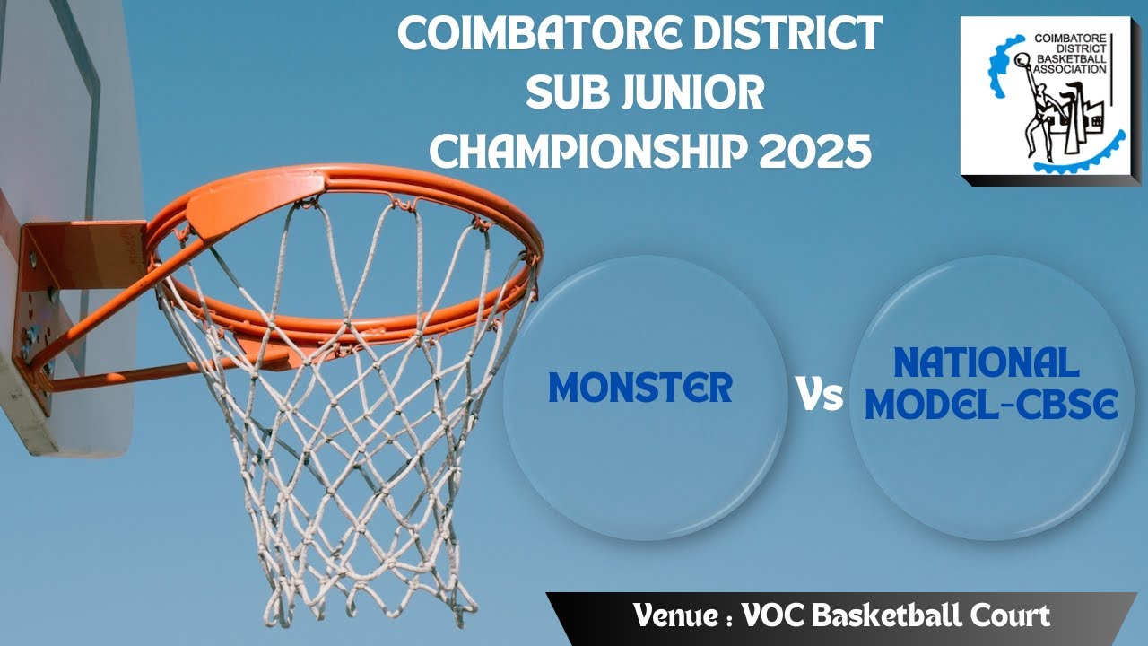MONSTER Vs NATIONAL MODEL-CBSE | BOYS| COIMBATORE DISTRICT SUB JUNIOR ...