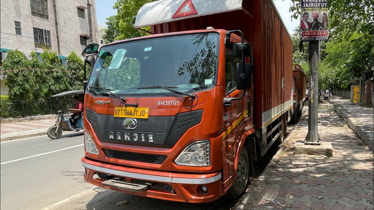 EICHER 2075 PRO CNG OVERVIEW EXPLORER AUTOMOTIVE CONTAINER BODY - YouTube