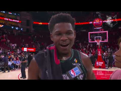 Anthony Edwards Postgame Interview After Win Against Houston Rockets | 4.10.26