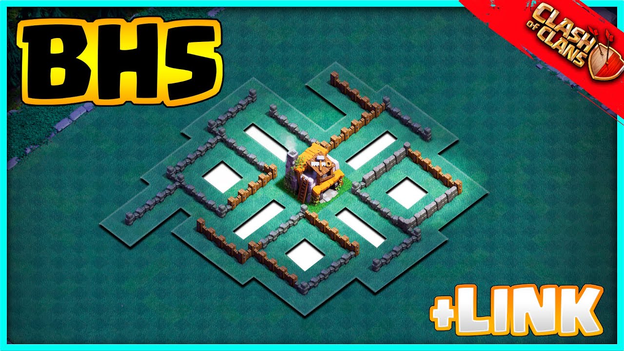 NEW BEST Builder Hall 5 Base with REPLAY 2020!! COC BH5 Base COPY Link ...