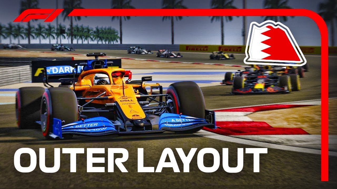 F1 2020 Sakhir GP: Racing the Oval AND Outer Layouts of Bahrain - YouTube