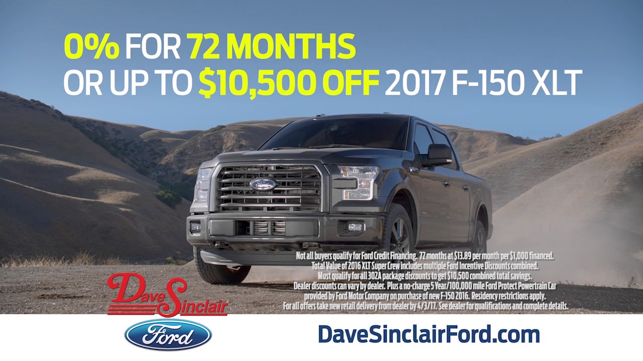 Dave Sinclair Ford Truck Month - YouTube