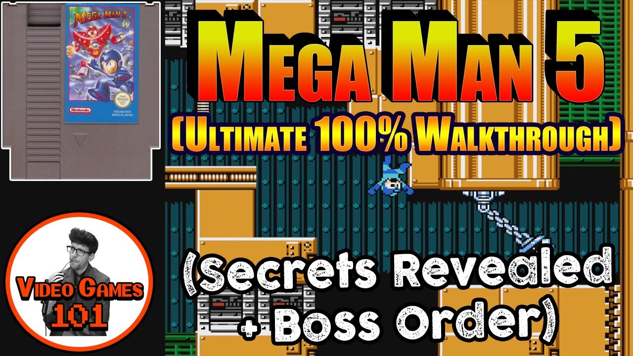 Mega Man 5 Walkthrough | 100% Guide With Boss Order | Video Games 101 ...