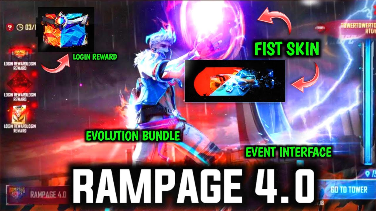 RAMPAGE 4.0 EVOLUTION BUNDLE | RAMPAGE FIST SKIN | RAMPAGE EVENT ...