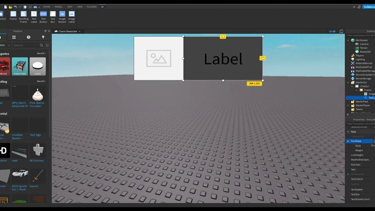 How to make a chat gui in roblox studio! - YouTube