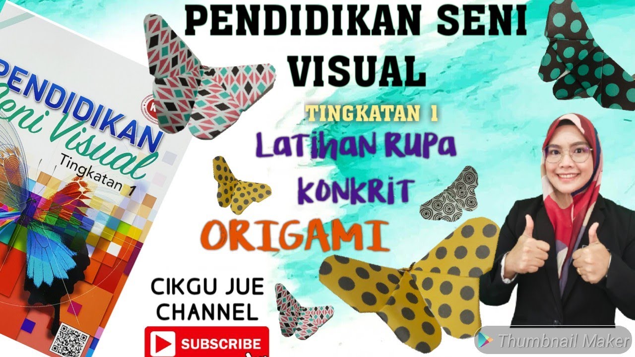 TINGKATAN 1: Bina BENTUK konkrit (Origami)/KSSM - YouTube