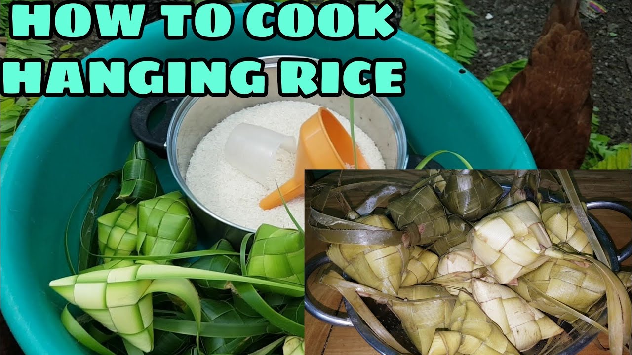 HOW TO COOK HANGING RICE (PUSO) - YouTube