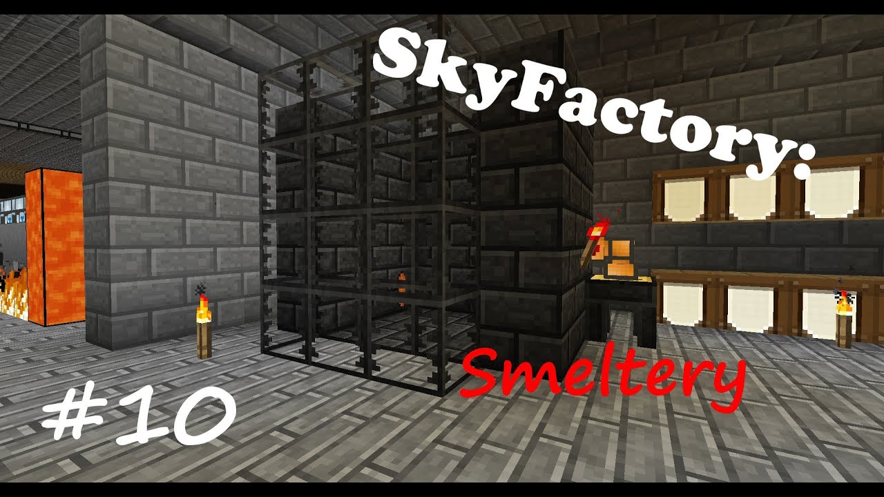 #10 Smeltery - Sky Factory 1 |PL| (Minecraft) - YouTube