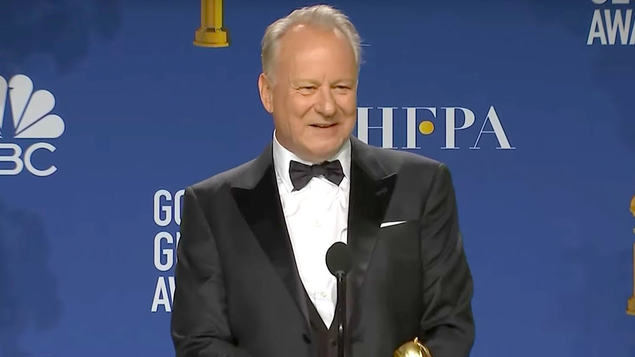 Stellan Skarsgard - Chernobyl | Golden Globes 2020 Full Backstage ...