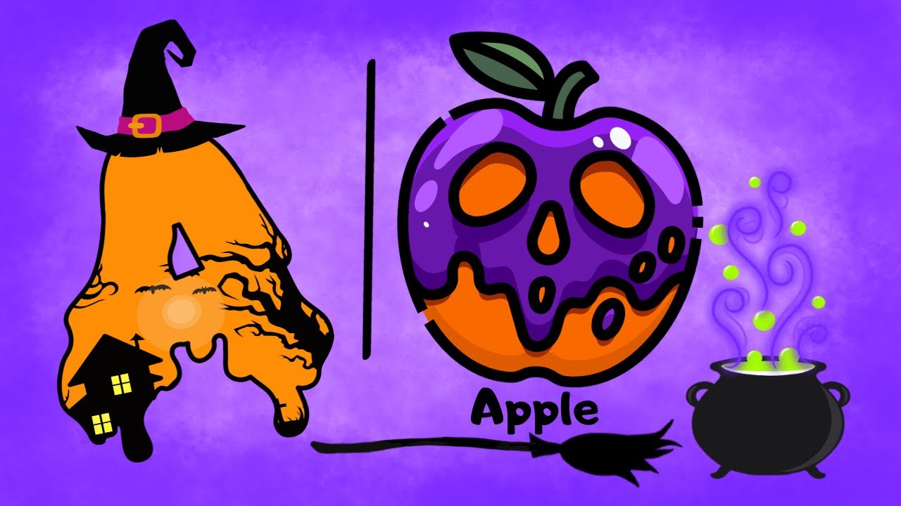 ABC Halloween | Alphabet Song | A For Apple | Children's music ...