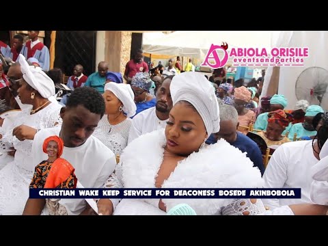 CHRISTIAN WAKE KEEP SERVICE OF LAGOS BIG BOY,GBENGA ISLANDER'S LATE MUM ...