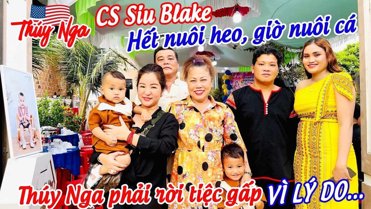 CS Siu Black bỏ nuôi heo qua nuôi cá.. Thuý Nga rời buổi tiệc gấp vì lý ...