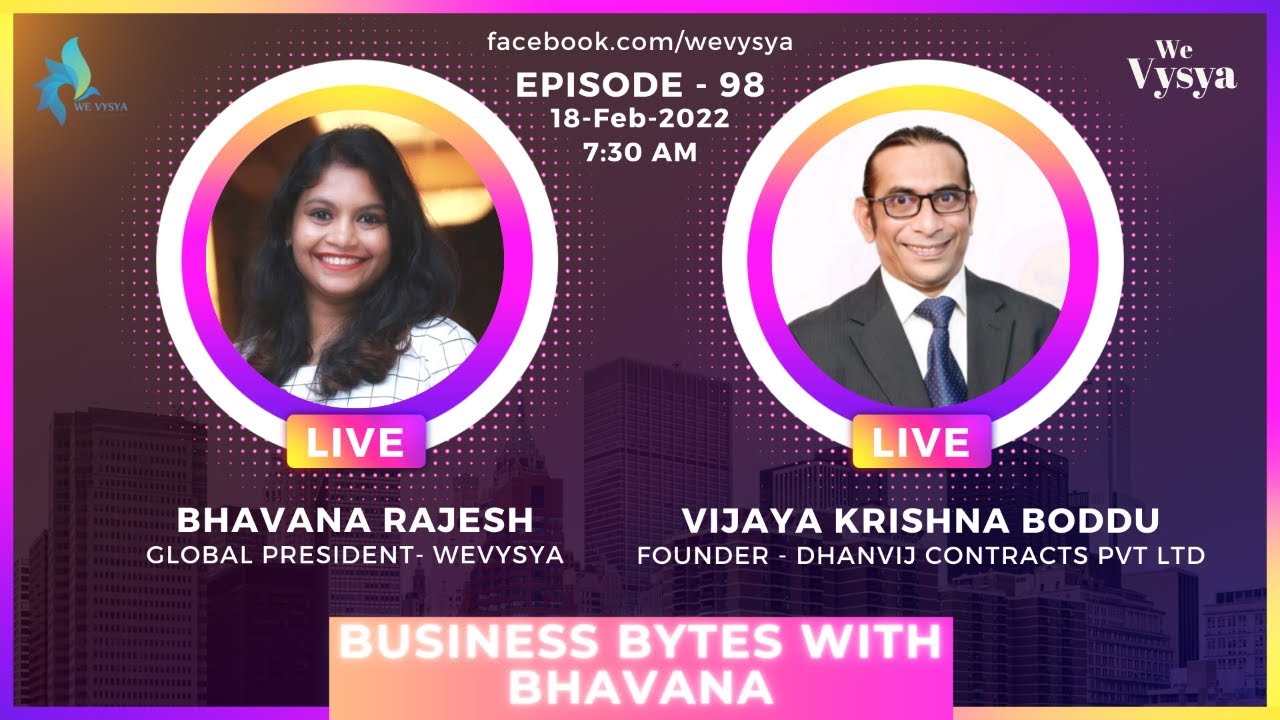Episode 98 - Business Bytes with Bhavana - Featuring Vijaya Krishna ...
