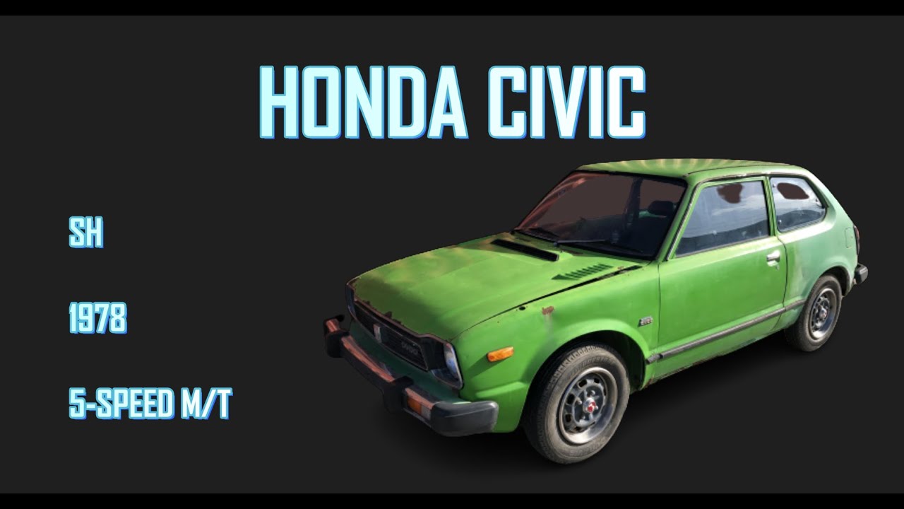 HONDA CIVIC CVCC ENGINE START, REAR MUFFLER & DRIVING TEST MOVIE ホンダ ...