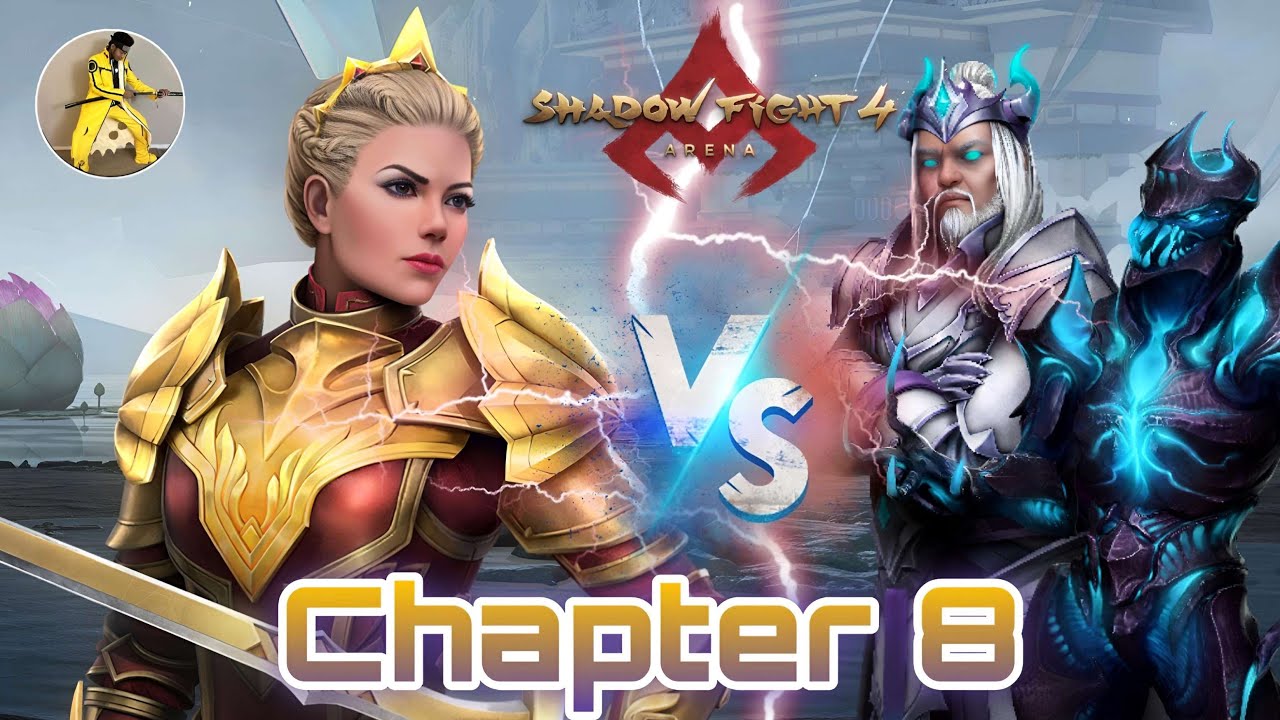 SHADOW FIGHT 4 ARENA: Playing story mode chapter 8| Helga vs Emperor ...