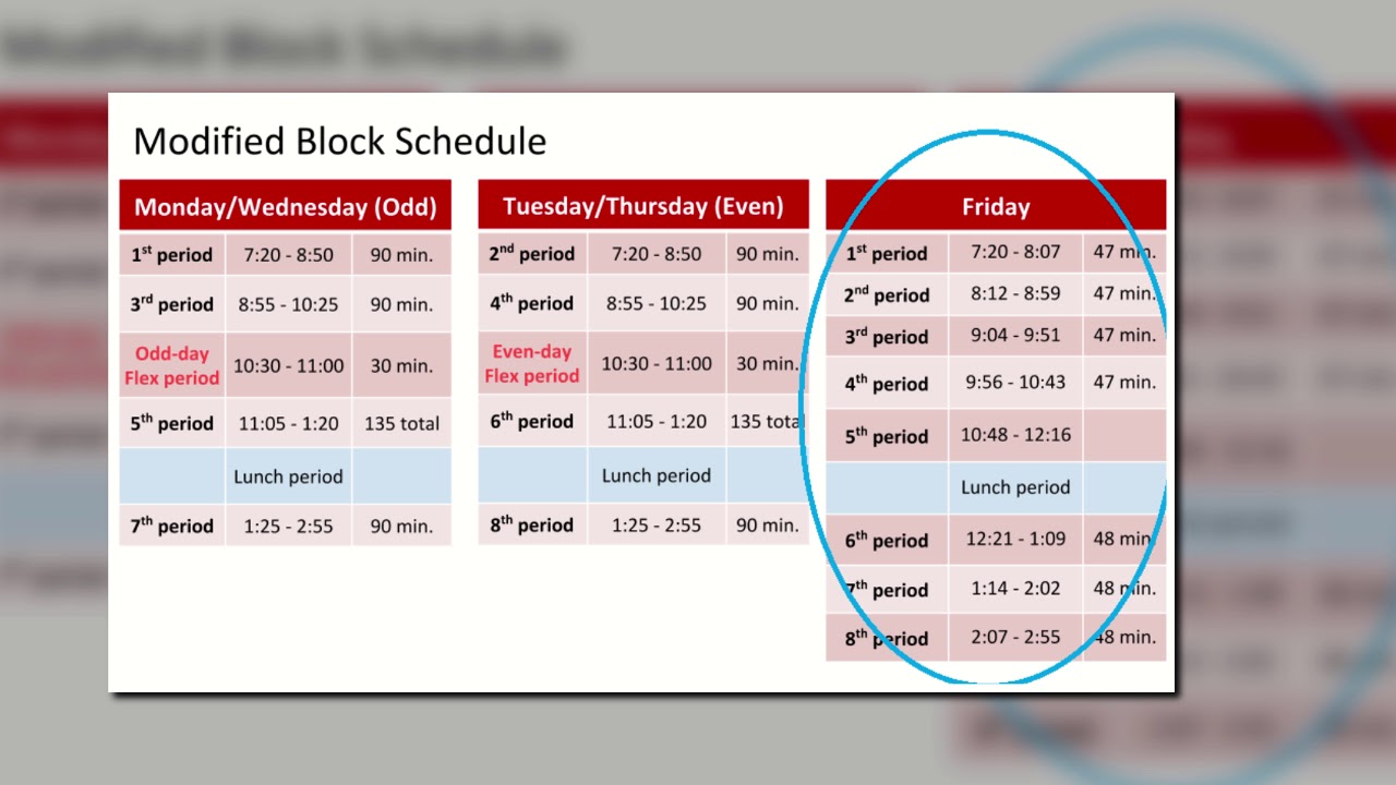 2019 2020 Modified Block Schedule YouTube 2019-2020-modified-block-schedule-youtube