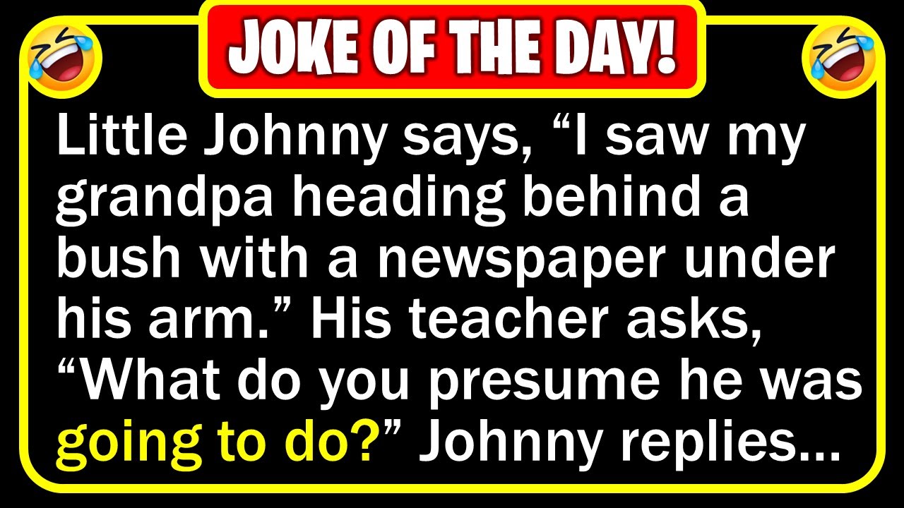 🤣 BEST JOKE OF THE DAY! - The teacher asks Little Johnny to create a ...