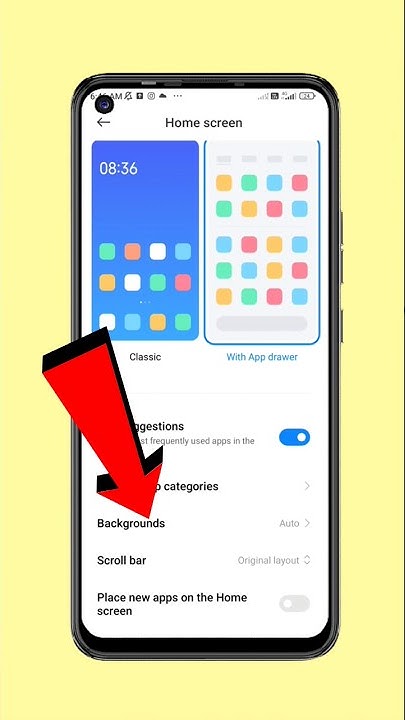 How to Change App Drawer Background Colour 2023 ||App drawer ka colour change kaise kare #shorts ...