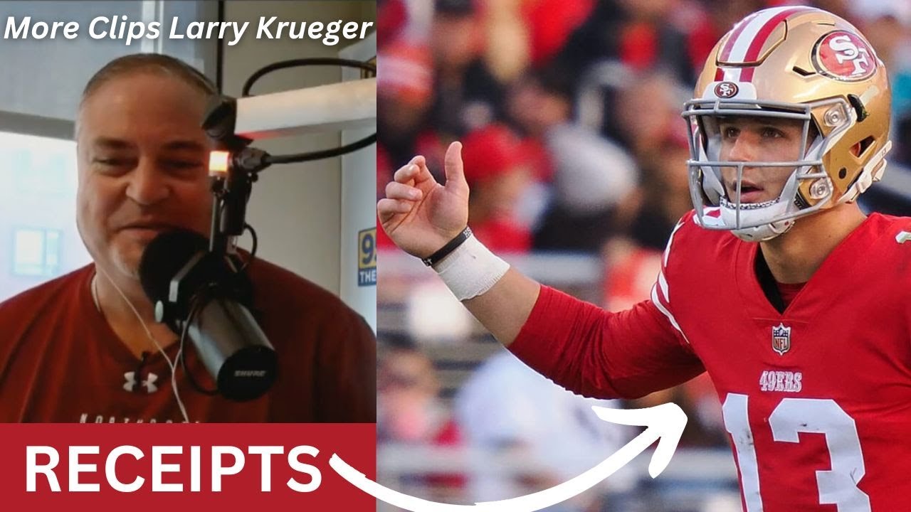 Larry Krueger Receipts on early Brock Purdy Evaluation #49ers - YouTube