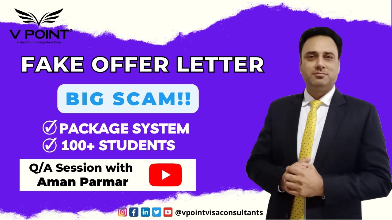 Fake Offer Letter, Big Scam, Package System, 100+ Students, Q/A Session ...