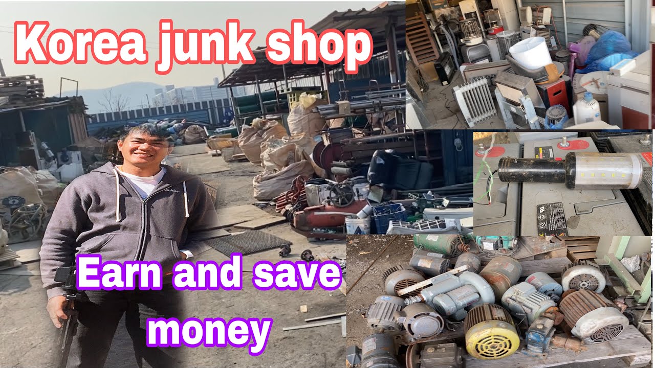 How to earn money from junk shop/ scrap yard in korea - YouTube
