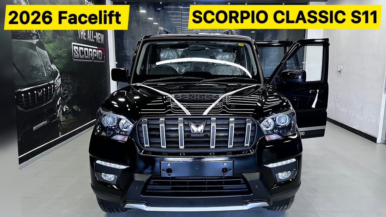 SCORPIO Classic S 11 2026 Facelift | Interior | Exterior | Price ...