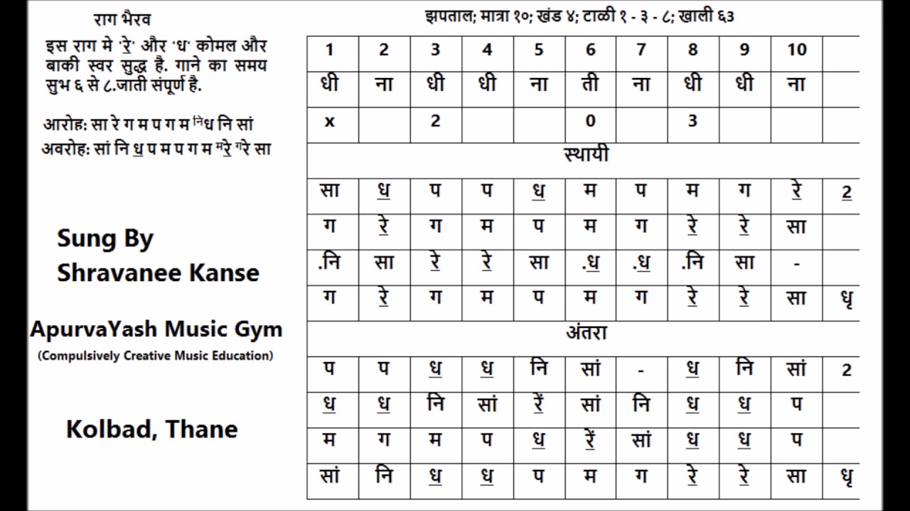 K4 SARGAM GEET SERIES RAAG BHAIRAV # 1 - YouTube