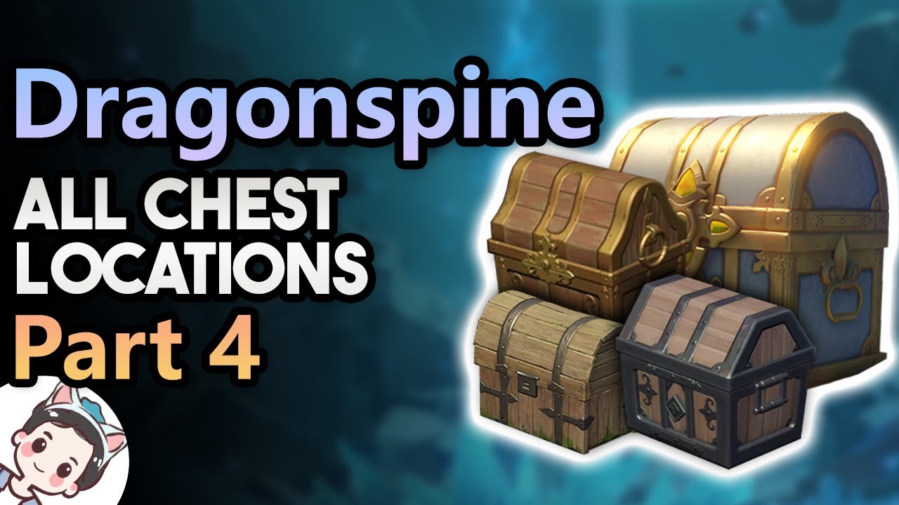 [Dragonspine Chest] All 234 Chest Locations (Part 4: 55-66) | Genshin ...