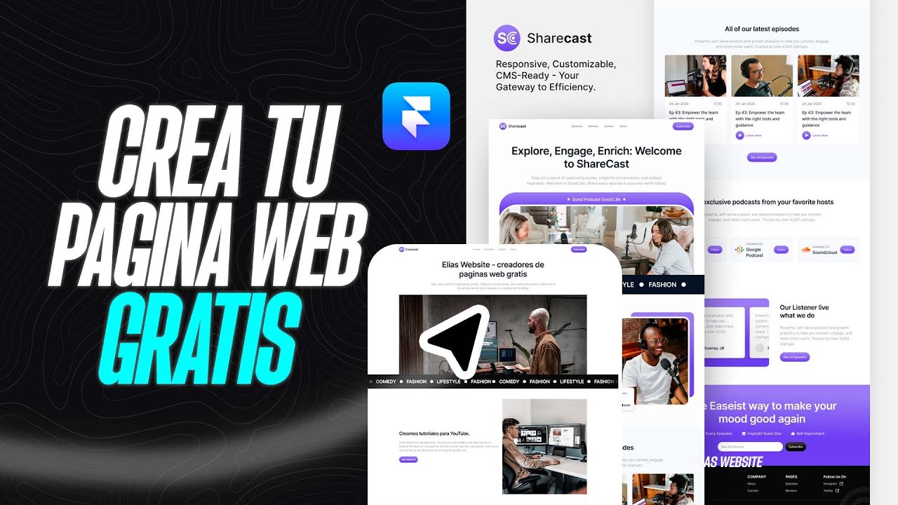 Como Crear una PAGINA WEB GRATIS en 2025 Profesional + Plantillas ...