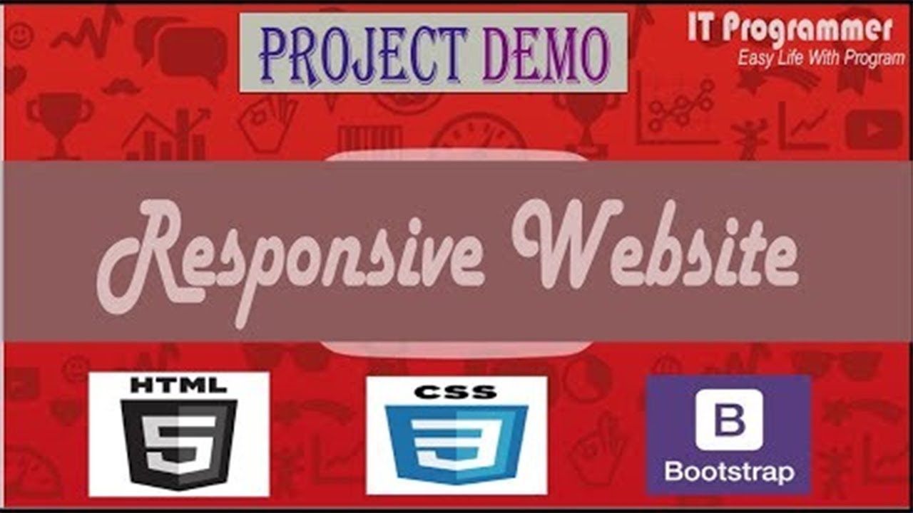 Responsive Bootstrap Website Part 3 Project Demo Make By Html Css And Bootstrap Youtube 6048