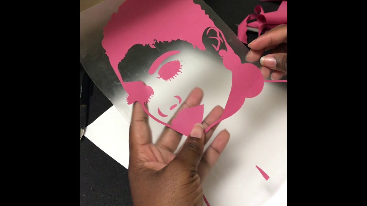 Making Stencil with HTV - YouTube