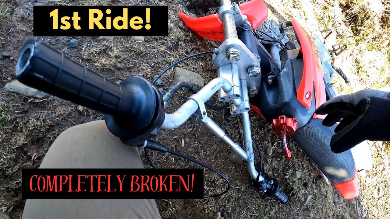 My First Ride Ever On A Dirt Bike! Did Not Go According To Plan! - YouTube