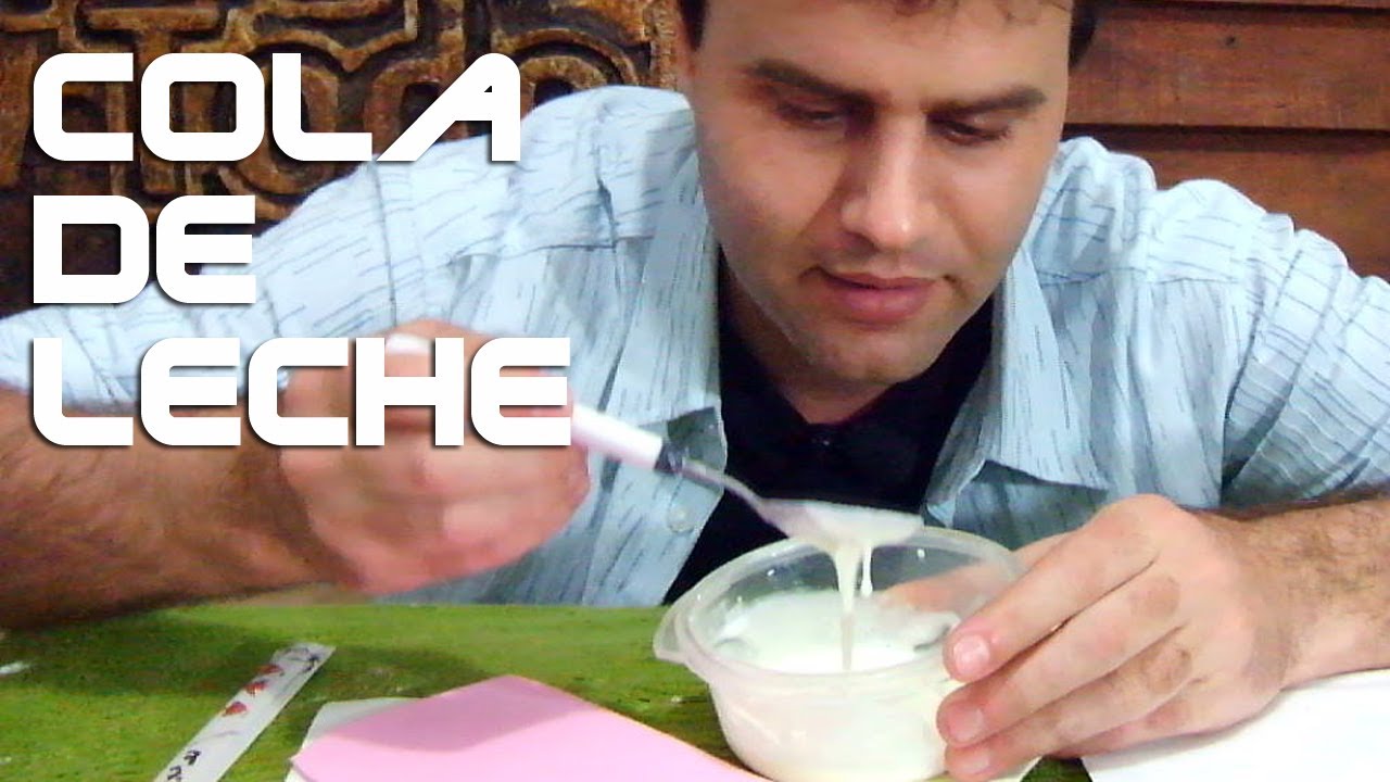 Como hacer cola usando leche │ Experimento Fácil - YouTube