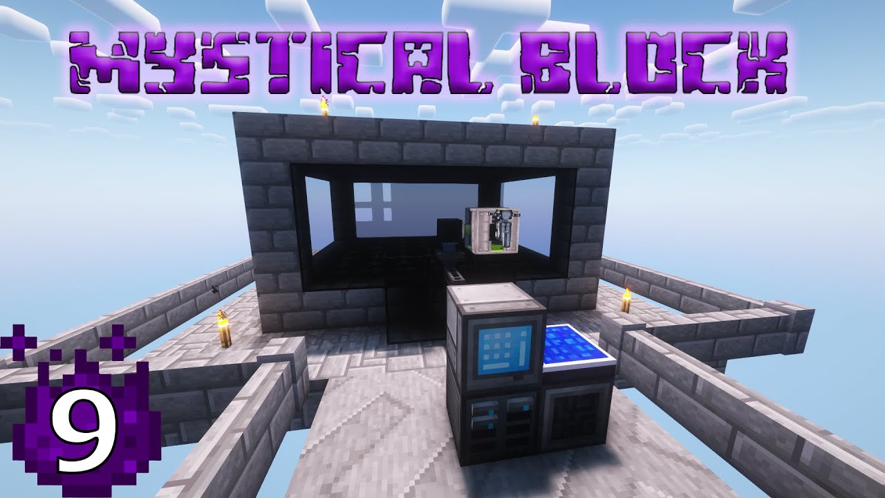 Mystical Block EP9 - Hostile Mob Farm - YouTube