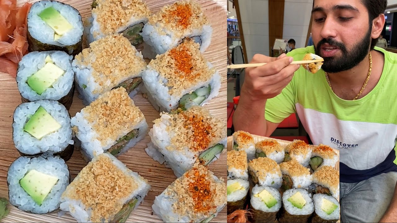 Japanese Sushi Making in India🍣🍣 ऐसे बनाई जाती है जापान की मशहूर सुशी😱😱 ...