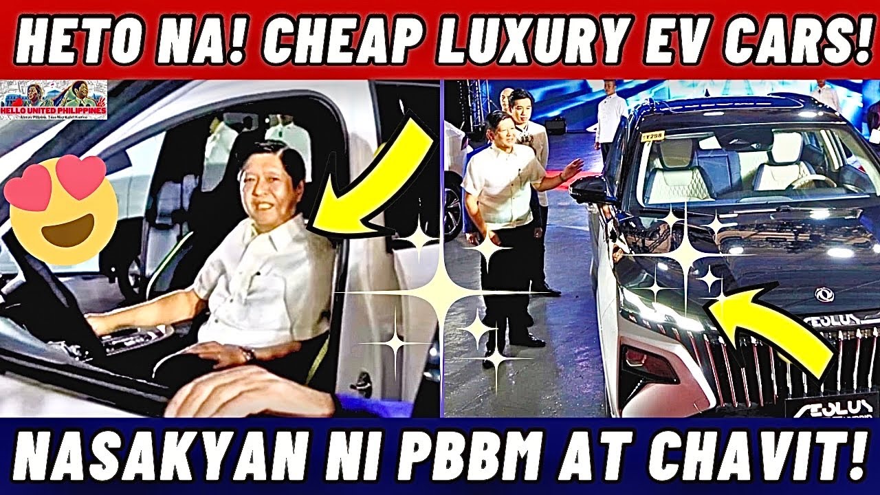 PBBM at Billionaire Chavit Singson, Ibinulgar ang Bagong Electric Cars ...