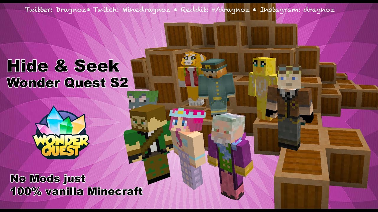 Hide and Seek 100% vanilla Minigame with Keen and the Stampy gang. - YouTube