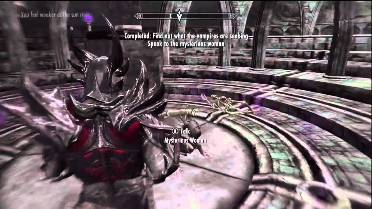 Dawnguard Walkthrough - Awakening - Skyrim - YouTube