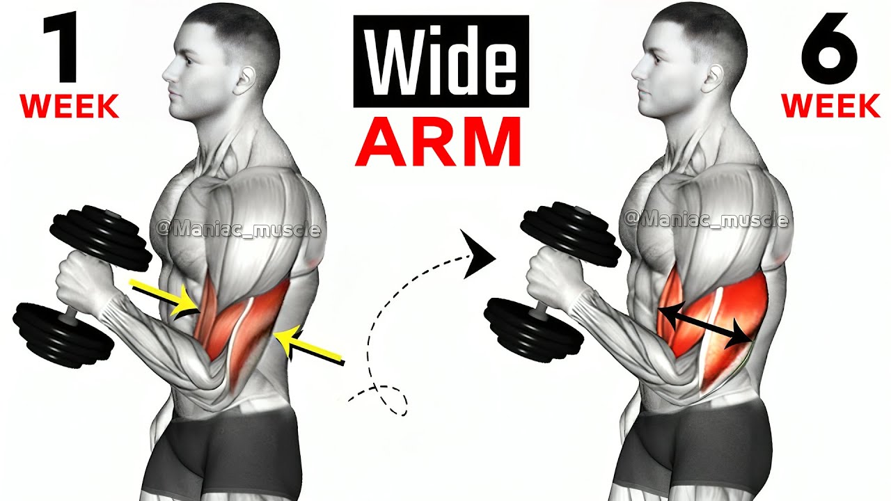 FULL ARMS WORKOUT | Biceps and Triceps Workout | Maniac Muscle - YouTube