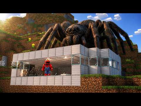 Hice un Bunker blindado Anti Aracnofobia en Minecraft