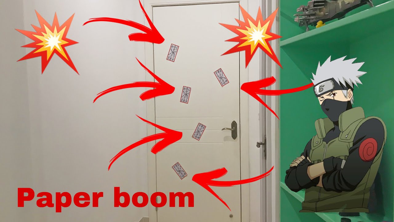 Crafting paper boom (from Naruto) - YouTube