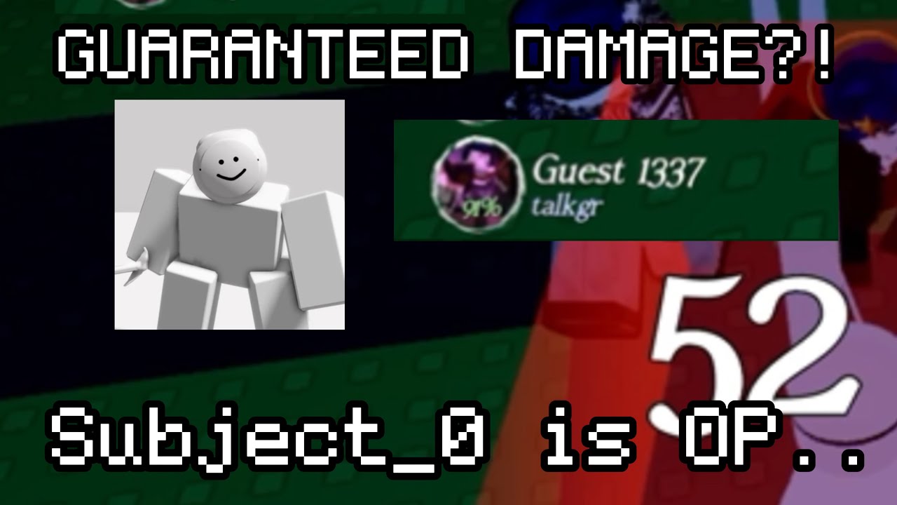 GETTING A FULL LOBBY WIPE WITH OP SUBJECT 0 SKIN | Roblox Forsaken ...