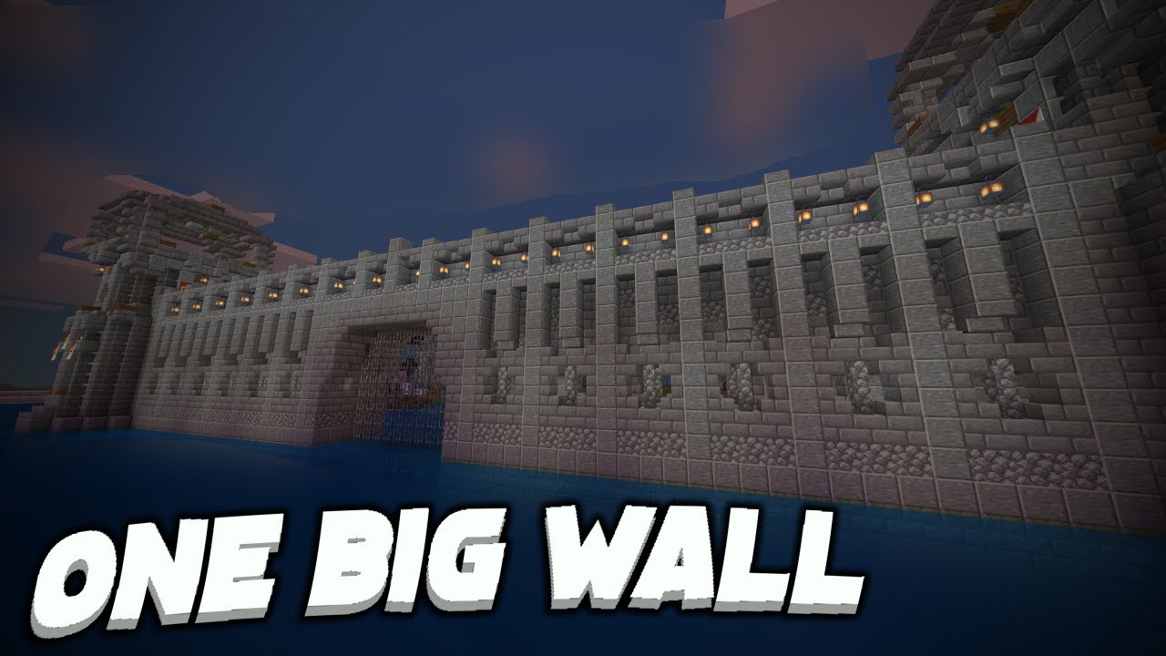 A BIG WALL AROUND THE ISLAND?! - Minecraft Survival 1.15.2 #3 - YouTube