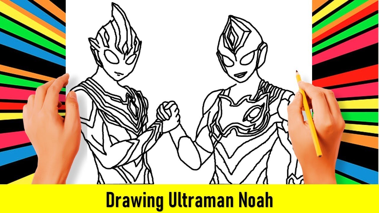 Cara Menggambar Ultraman Pink - YouTube
