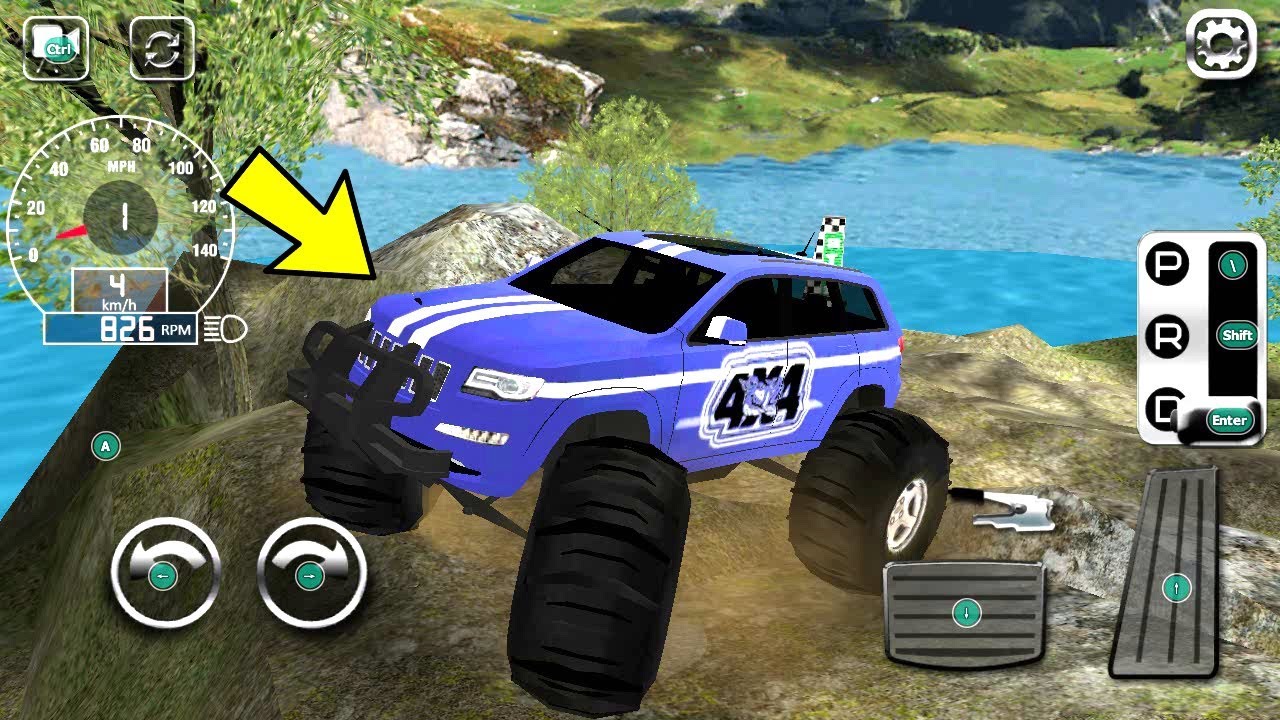 Hammer 4x4 Off Road Mountain and Mud Drive - YouTube