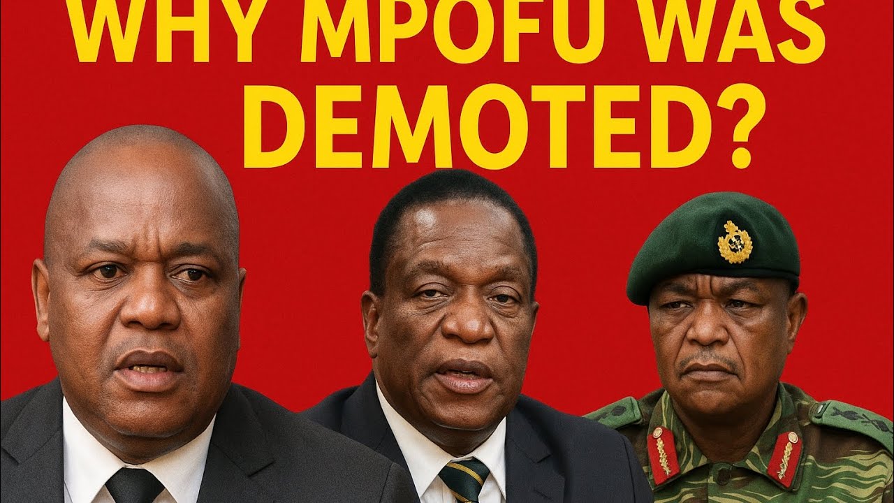 Truth Revealed Why Obert Mpofu Was Removed From The Powerful Secretary ...