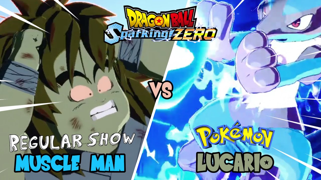 DB Sparking Zero | Yajirobe (Regular Show: Muscle Man) Vs Lucario ...