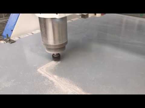 FRP sheet cutting by ZS FRP - YouTube